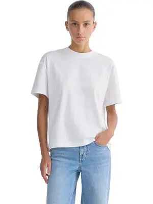 Everlane Forever Jersey Oversized Tshirt - White