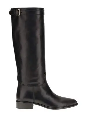 Prada High Leather Boots - Black