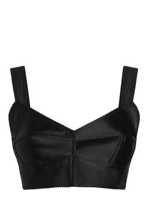 DOLCE & GABBANA Satin Bustier Top