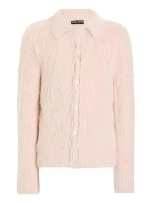 Dolce & Gabbana Mohair-effect Shirt Brown