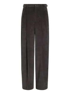 Dolce & Gabbana Velvet Trousers Grey