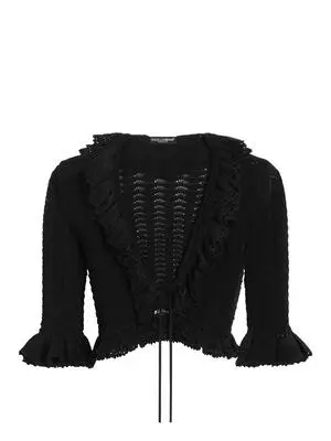 DOLCE & GABBANA Crochet Cardigan