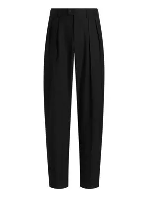 Dolce & Gabbana Wool Gabardine Trousers Brown
