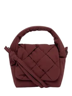 LEFRIK Ani Mini Bag Braided Burgundy - Red