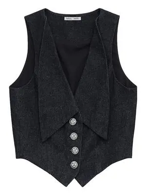 BELKYS STUDIO Black Renata Vest