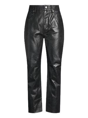 Rick Owens Pants Size Calfskin - Black