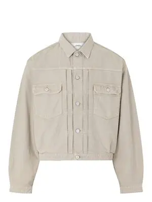 Visvim 101xx Embroidered Garment-dyed Corduroy Jacket - Beige