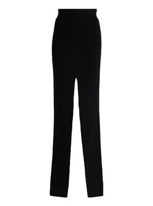 Rick Owens Maxi Skirt Size Virgin Wool - Black