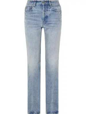 SAINT LAURENT Nico Mid-rise Straight-leg Jeans