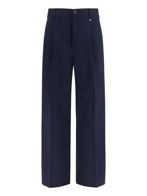 VIVIENNE WESTWOOD Rafael Wide-leg Virgin Wool Pants - Blue