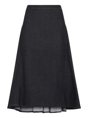 Jacquemus La Jupe De-nimes Lavoir Midi Skirt - Blue