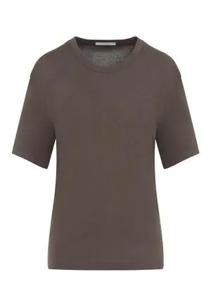 LEMAIRE Ribbed T-shirt - Gray
