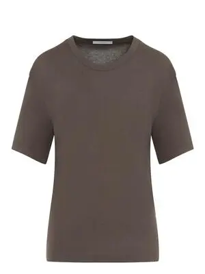 LEMAIRE Ribbed T-shirt - Gray