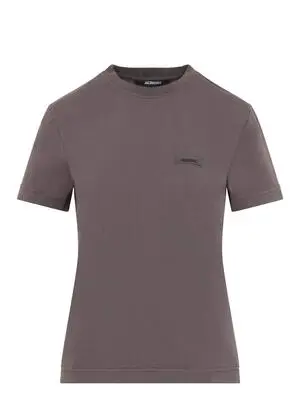 Jacquemus Jacquemus Le Grosgrain T-Shirt Women Brown