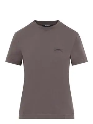 Jacquemus Le Grosgrain T-shirt - Brown