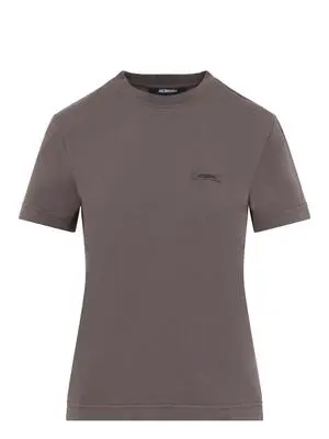 Jacquemus Jacquemus Le Grosgrain T-Shirt Women Brown
