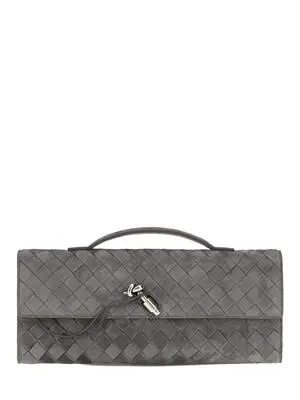 Bottega Veneta Andiamo Clutch - Gray