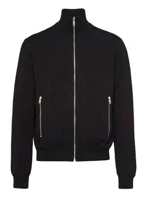 Prada Reversible Wool And Re-nylon Jacket - Multicolor
