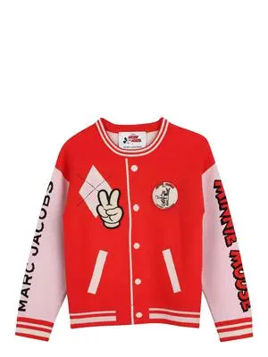 Marc Jacobs The Trompe L'oeil Minnie Sweater In Size - Red