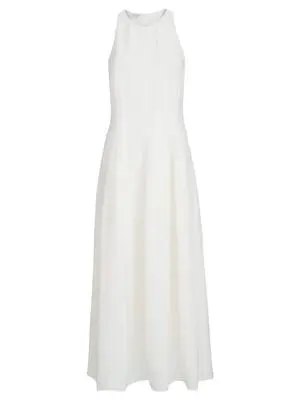 Brunello Cucinelli Twill Maxi Dress - Beige