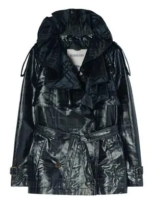Burberry Clare Trench Coat Blue