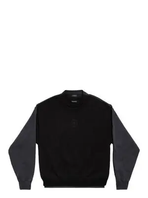 Balenciaga Balenciaga Political Campaign Hybrid Knitted Jumper Black