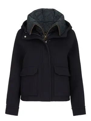 Brunello Cucinelli Virgin Wool-cashmere Jacket - Blue