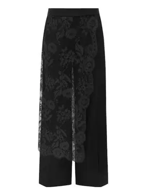 Zimmermann Valiant Lace Wrap Pants - Black