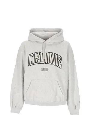 Celine Long-sleeve Hooded Sweatshirt - No