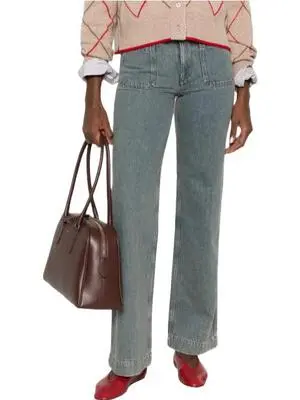 A.p.c. Victoria Patch-pocket Jeans Gray