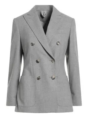 Max Mara Double- Suit - Grey