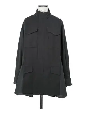 Sacai Suiting Satin Shirt - Black