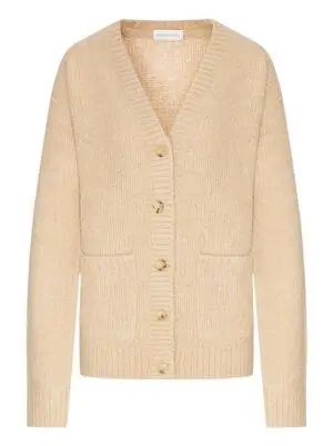 Dries Van Noten V-neck Knit Cardigan - Ecru