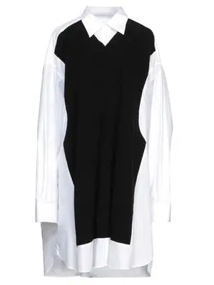 MAISON MARGIELA Color-block Knit Dress - Black