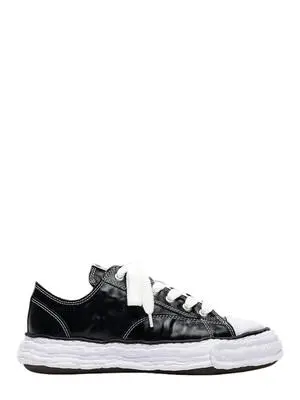 Mihara Yasuhiro Peterson23 OG Sole Wrinkled Leather Low-top Sneakers Black