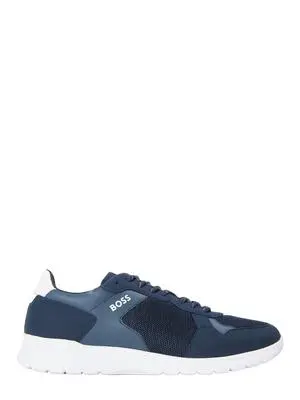 Hugo Boss Spliced Lowtop Casual Trainers - Blue