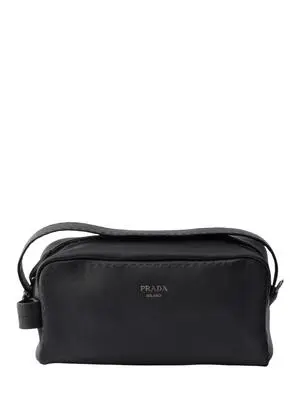 Prada Nappa Leather Shoulder Bag - Black