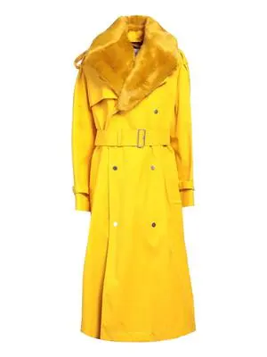 BURBERRY Solid-color Long-sleeved Trench Coat