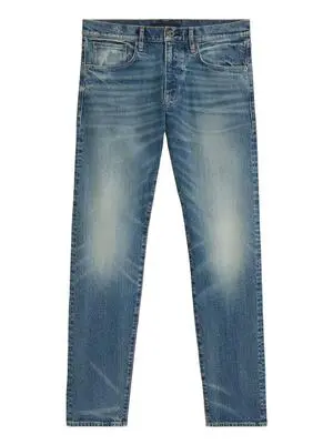 HUGO BOSS Leg Jeans In Faded Washedblue Denim