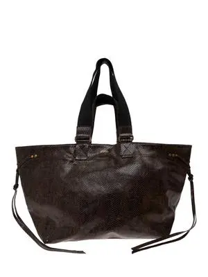 ISABEL MARANT ÉTOILE Python-print Handbag