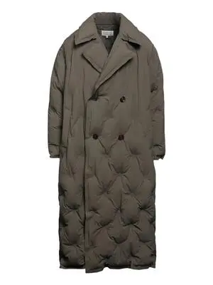 MAISON MARGIELA Solid-color Long-sleeve Coat - Green