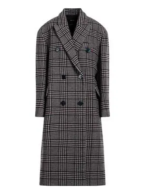 Isabel Marant Étoile Plaid Flannel Coat - Blue