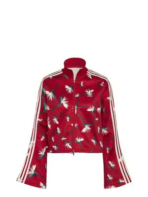 ADIDAS ORIGINALS Cropped Track Jacket - Red