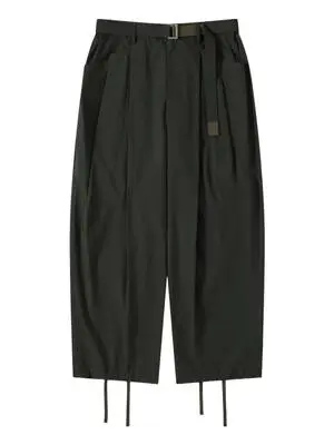 Sacai Logo Casual Pants - Black