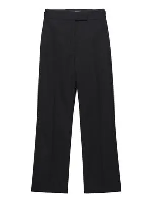 Prada Compact Gabardine Pants - Black
