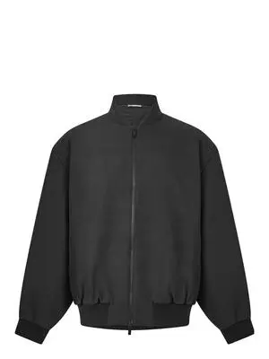Fear Of God Standcollar Zipup Bomber Jacket - Black