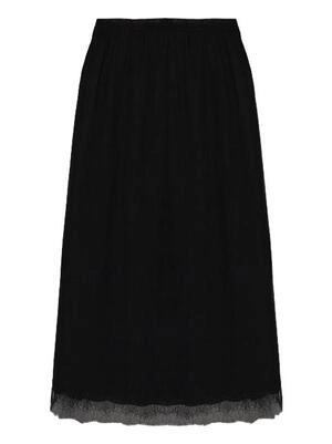Zadig&Voltaire Voltaire Jarvis Lace-trim Midi Skirt - Black
