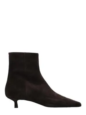 AeydĒ Suede High-heeled Boots - Brown