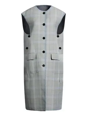 Marni Plaid Sleeveless Coat - Grey
