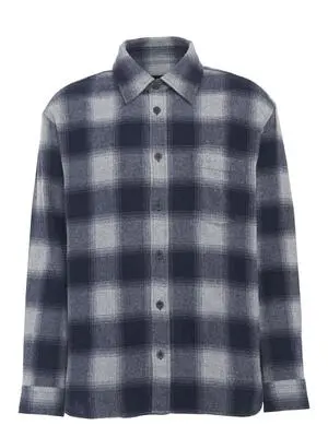 A.p.c. Check-pattern Shirt - Blue